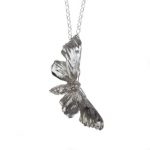 Hanging Hawk Moth Necklace (Silver or Silver Oxidised Finish) – Armed ...