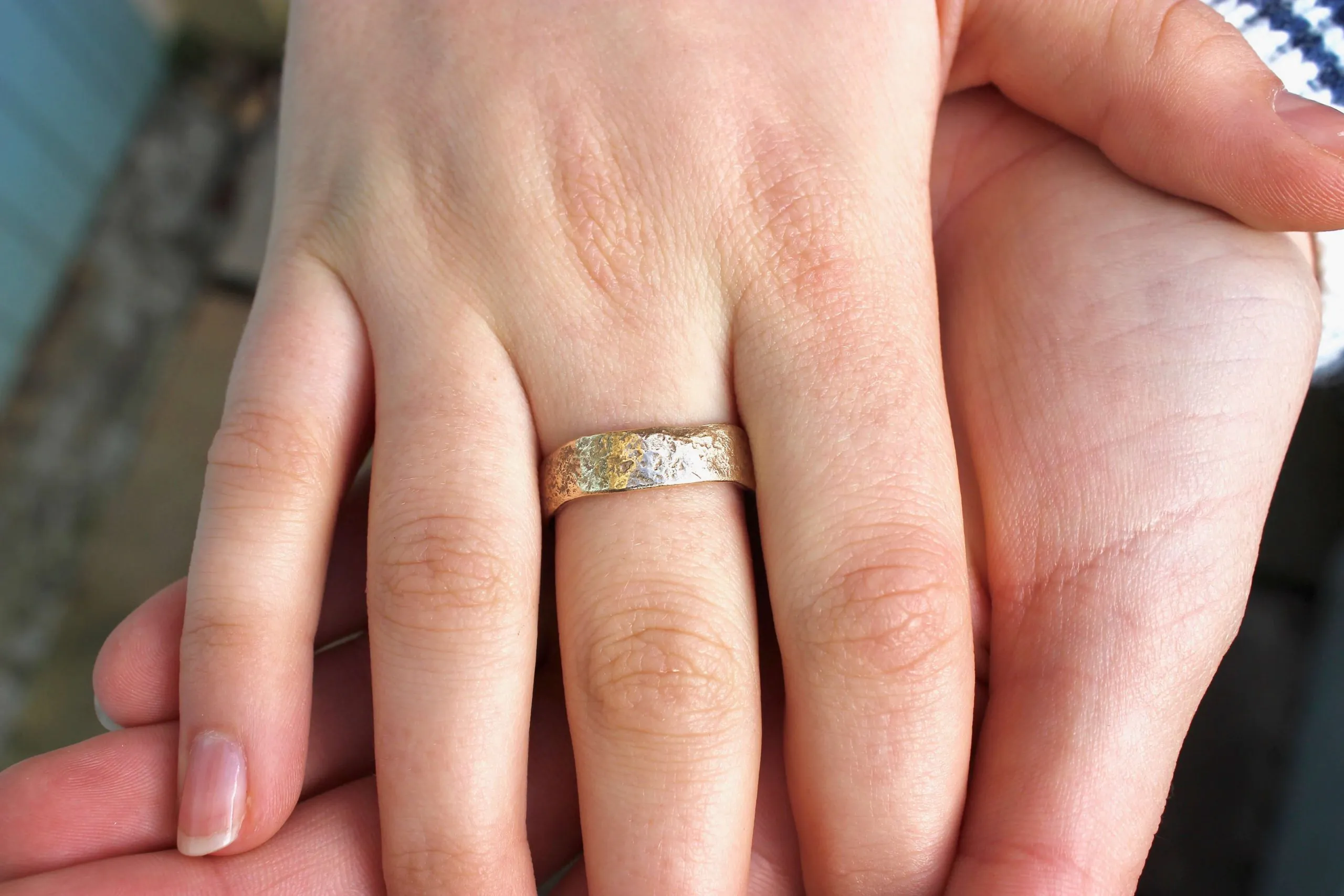 Chunky Organic Ring - Armed & Gorgeous - Handmade Jewellery UK