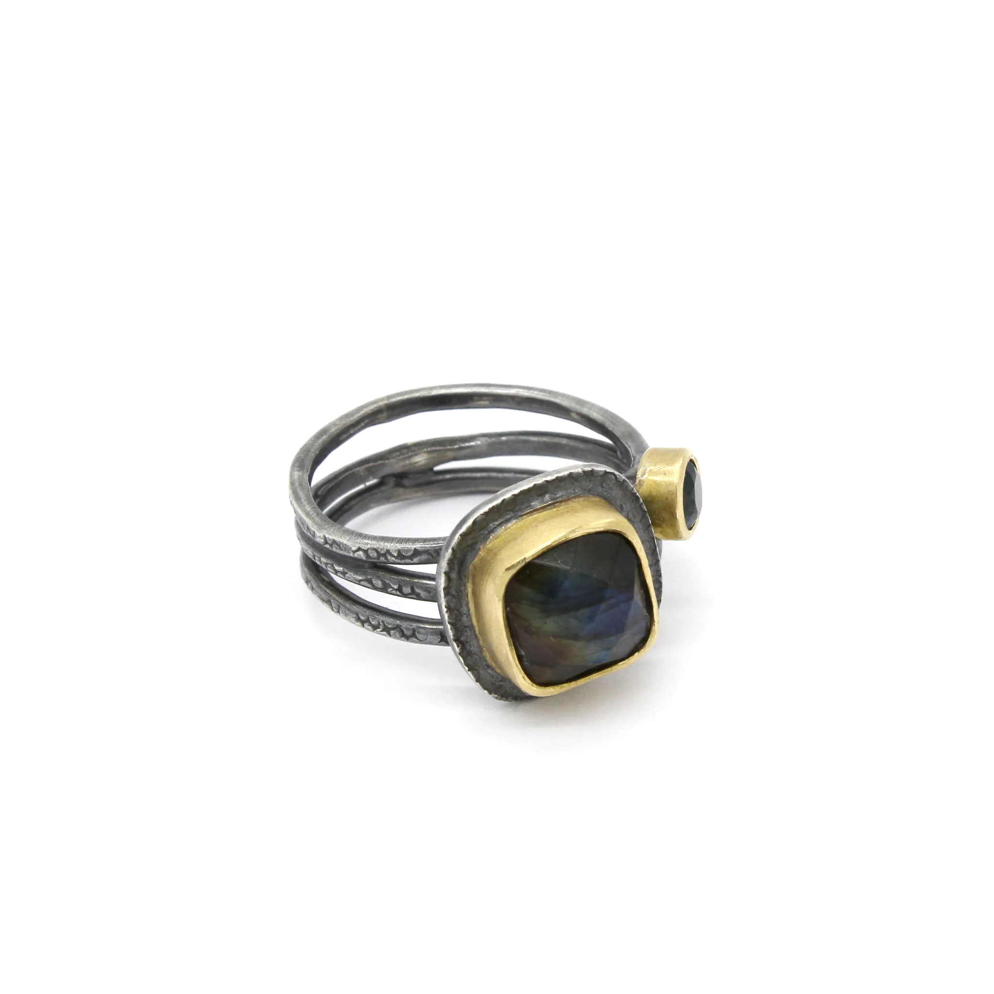 Adele Taylor Ring Labradorite and Topaz - Armed & Gorgeous - Handmade ...
