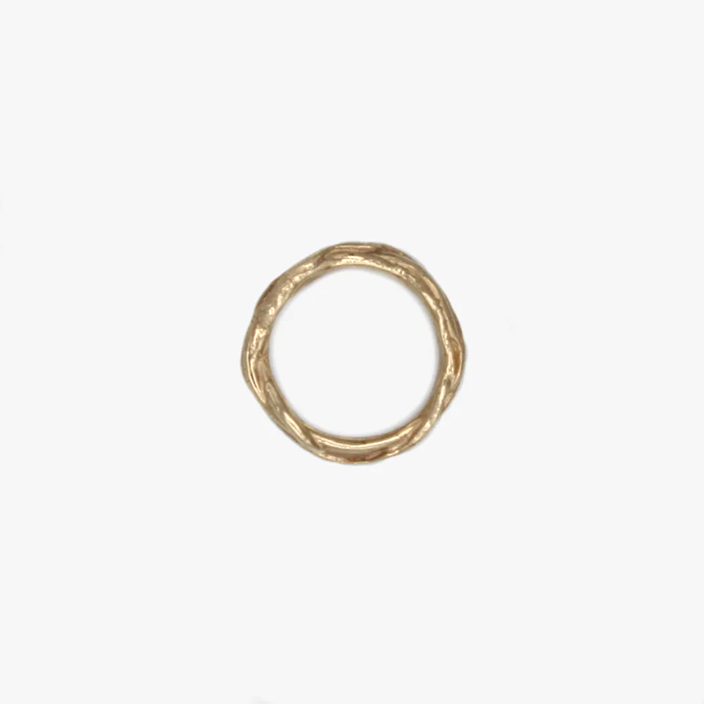 Fi Mehra - Uneven Ribbon & Wire 9ct Gold Ring - Armed & Gorgeous ...