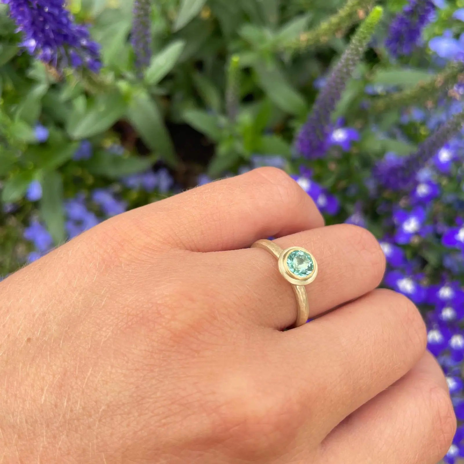 Adele Taylor - 18ct Gold Beryl Ring - Armed & Gorgeous - Handmade ...