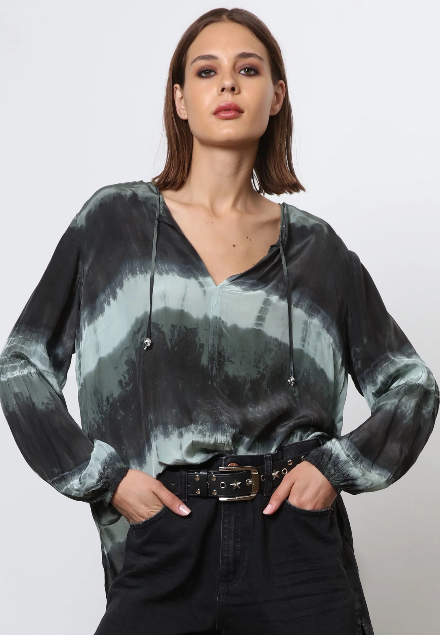 Religion Lineage Electra Green Top – Armed & Gorgeous