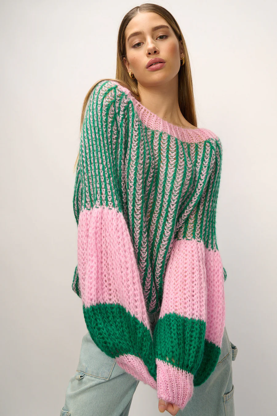 Noella Liana Green Bubblegum Knit Sweater – Armed & Gorgeous