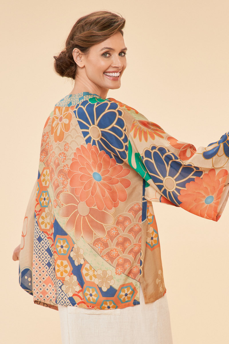 Powder Kimono Jacket 70s Floral Coconut – Armed & Gorgeous