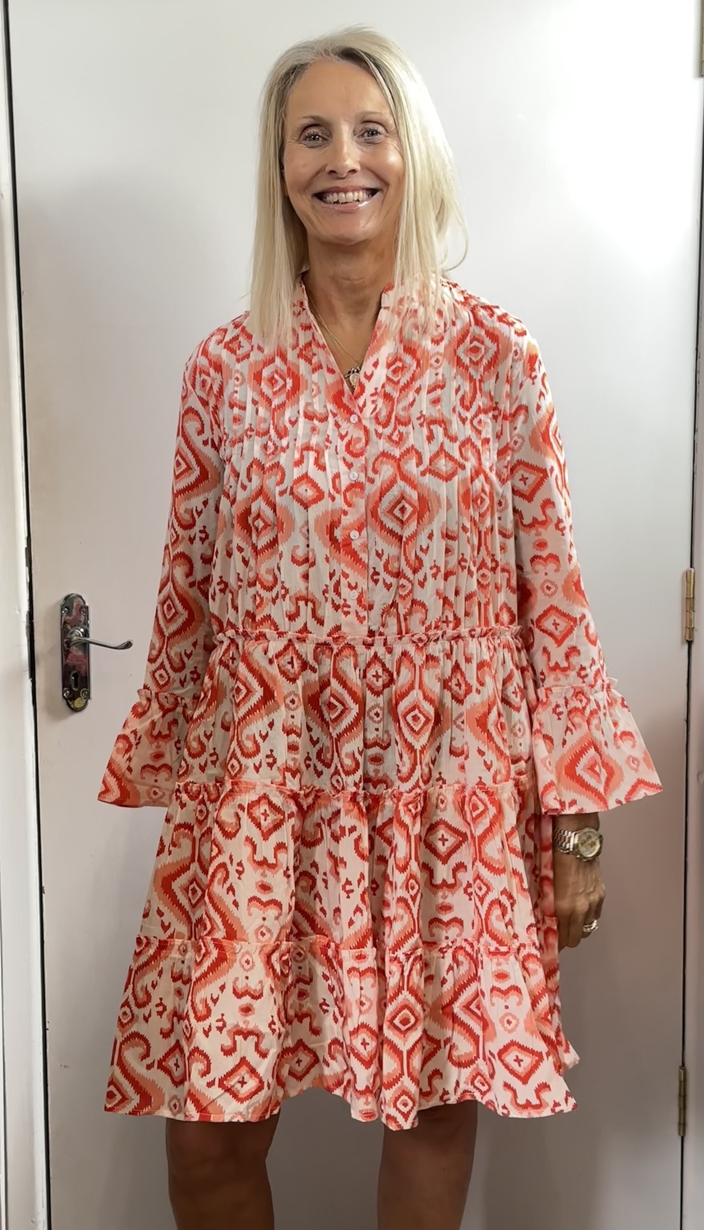 Handprint Dream Apparel Red Diamond Lobster Dress – Armed & Gorgeous